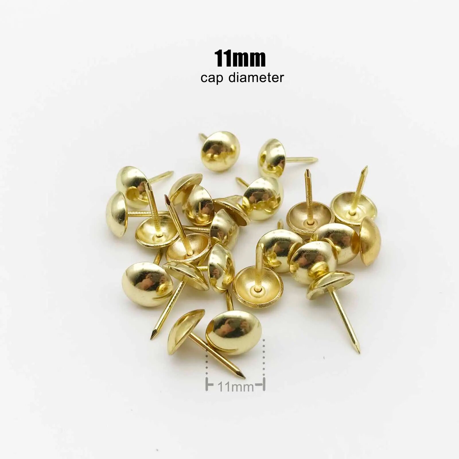 25 шт, золотистая, серебристая обивка, украшения для ногтей, сундук, подарок, винный футляр, деревянная коробка, диван, обувь, декоративная шпилька, шпилька, дверной гвоздь