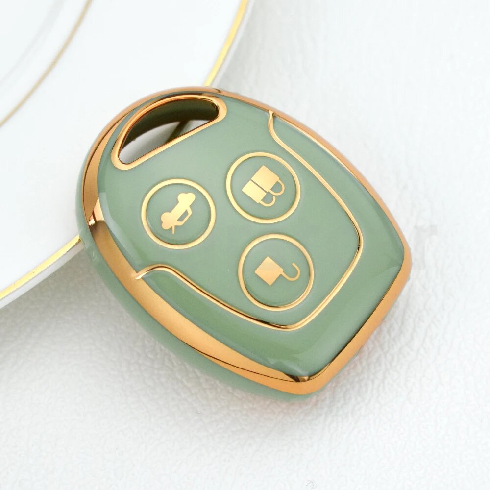 Чехол для дистанционного ключа из ТПУ для Ford Fiesta Mk7 Mk5 Mk6 Mondeo Focus 2 Mk2 Transit Ka Fusion