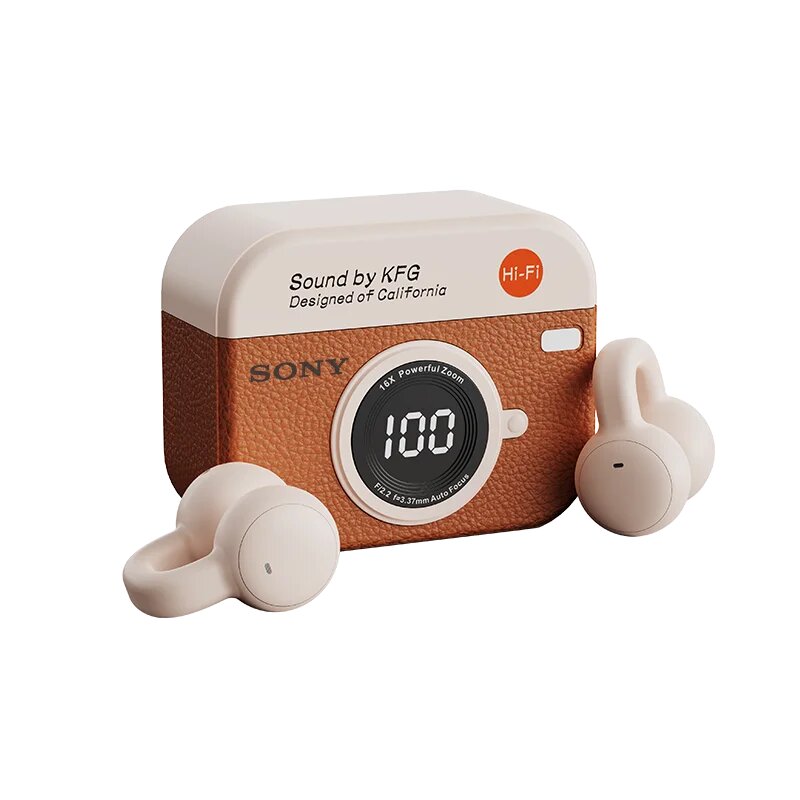 SONY OWS Беспроводные наушники с открытым ухом orange