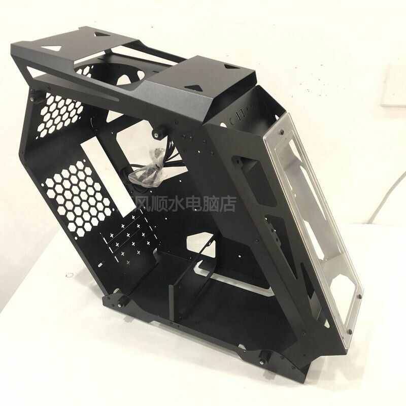 Корпус для компьютера K God Small Judgment, маленький, прозрачный, для интернет-кафе, киберспорта, нестандартный, высокая эстетика, боковая прозрачность