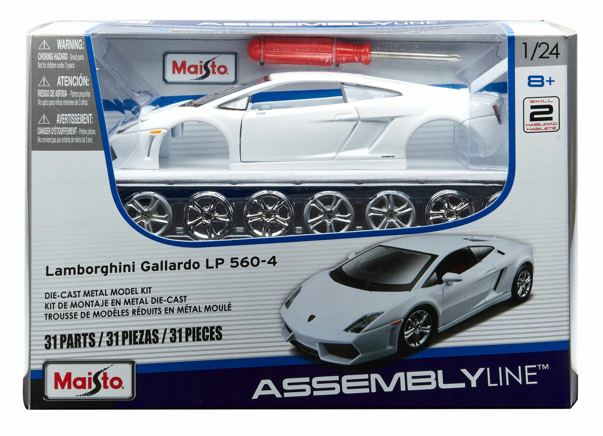 Игрушечный транспорт Maisto- Сборная модель Lamborghini Gallardo LP560-4, 1:24 - 39291