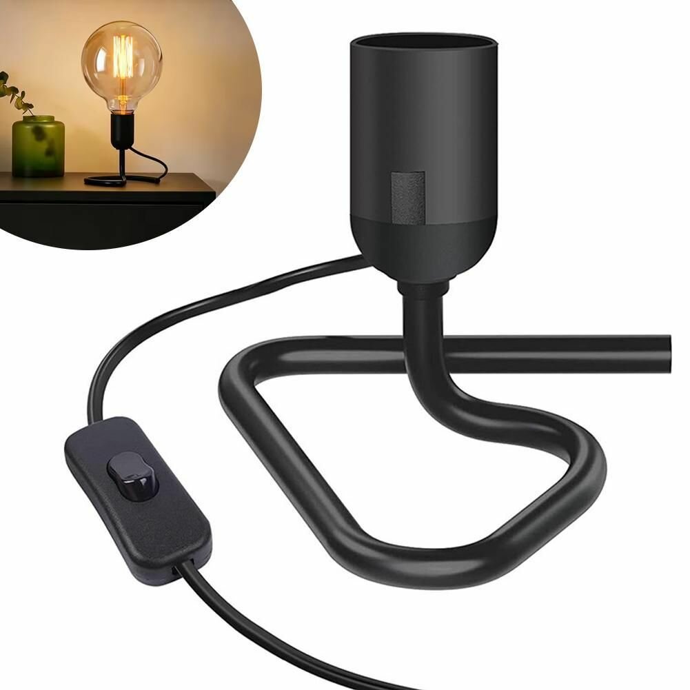 Устойчивый кронштейн-держатель лампы подходит для патрона лампы E27E26