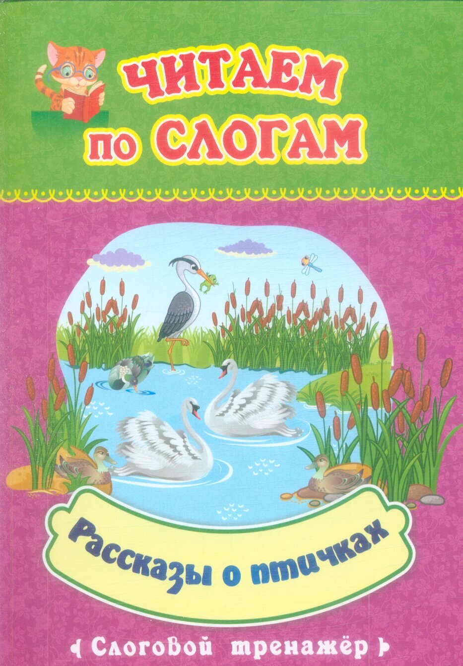 ЧитаемПоСлогам Рассказы о птичках (слоговой тренажер) (6632д), (Учитель, ИПГринин, 2020)