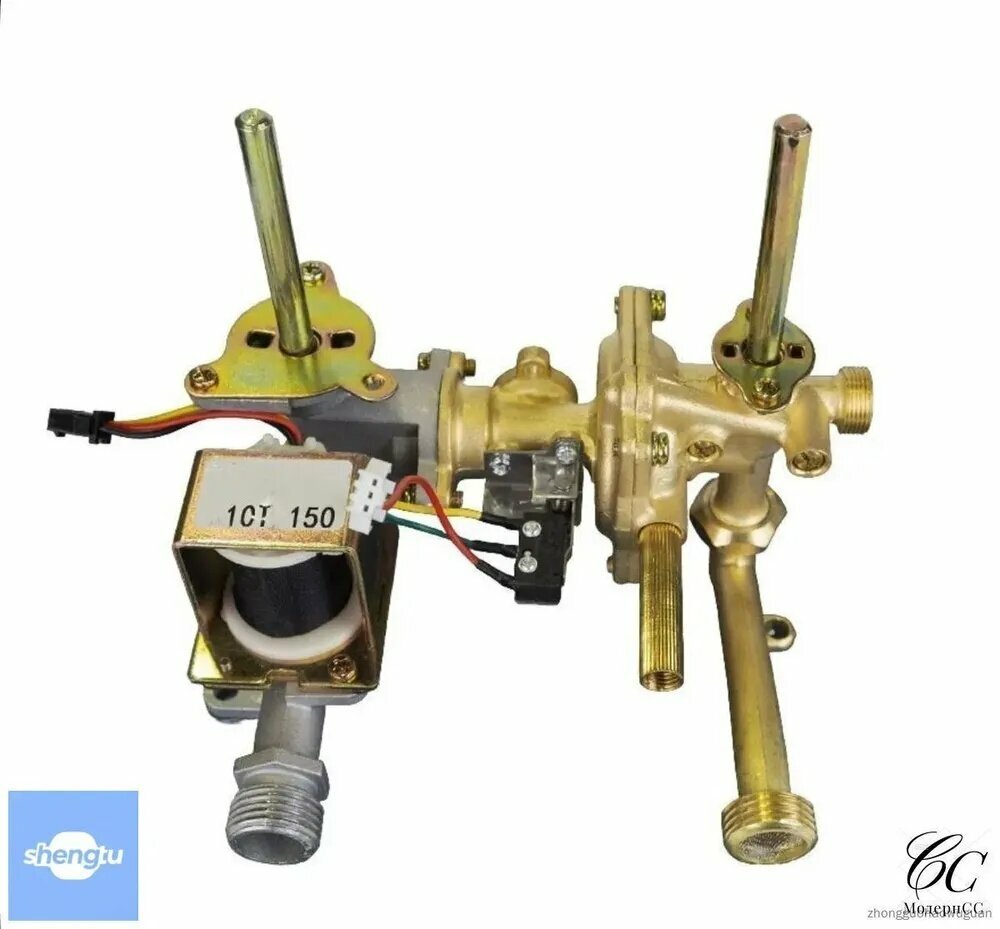 Узел водогазовый (газо-водяная часть Оазис) для газовой колонки Oasis Zerten Зертен
