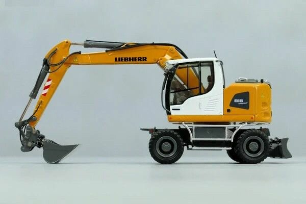 Масштабная модель колесного экскаватора LIEBHERR A918 (1:50) NZG 943
