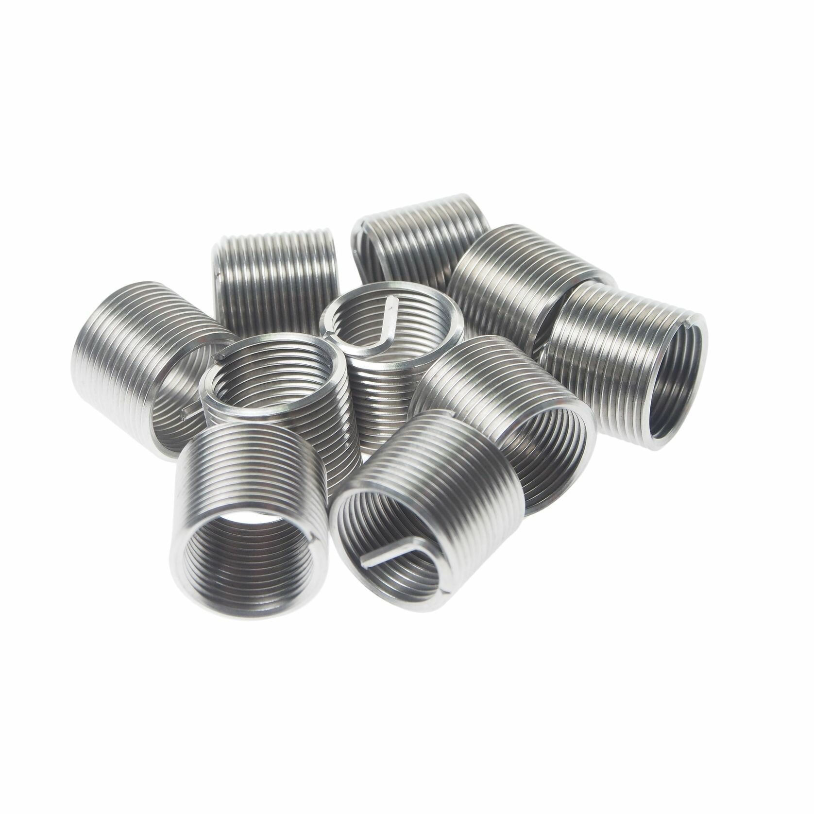 Набор резьбовых вставок M14*1.25, 10пр, в пластиковом футляре ROCKFORCE