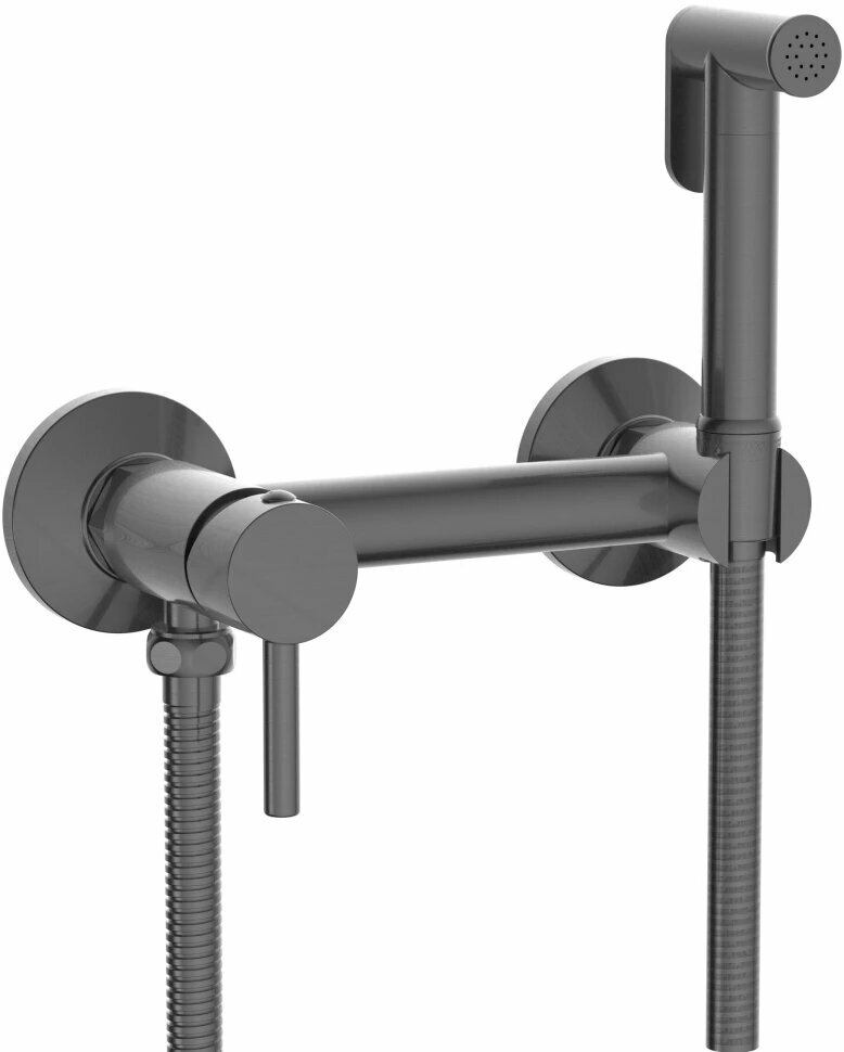 Гигиенический душ RGW SP-215Gr 581408215-11 со смесителем, оружейная сталь матовый