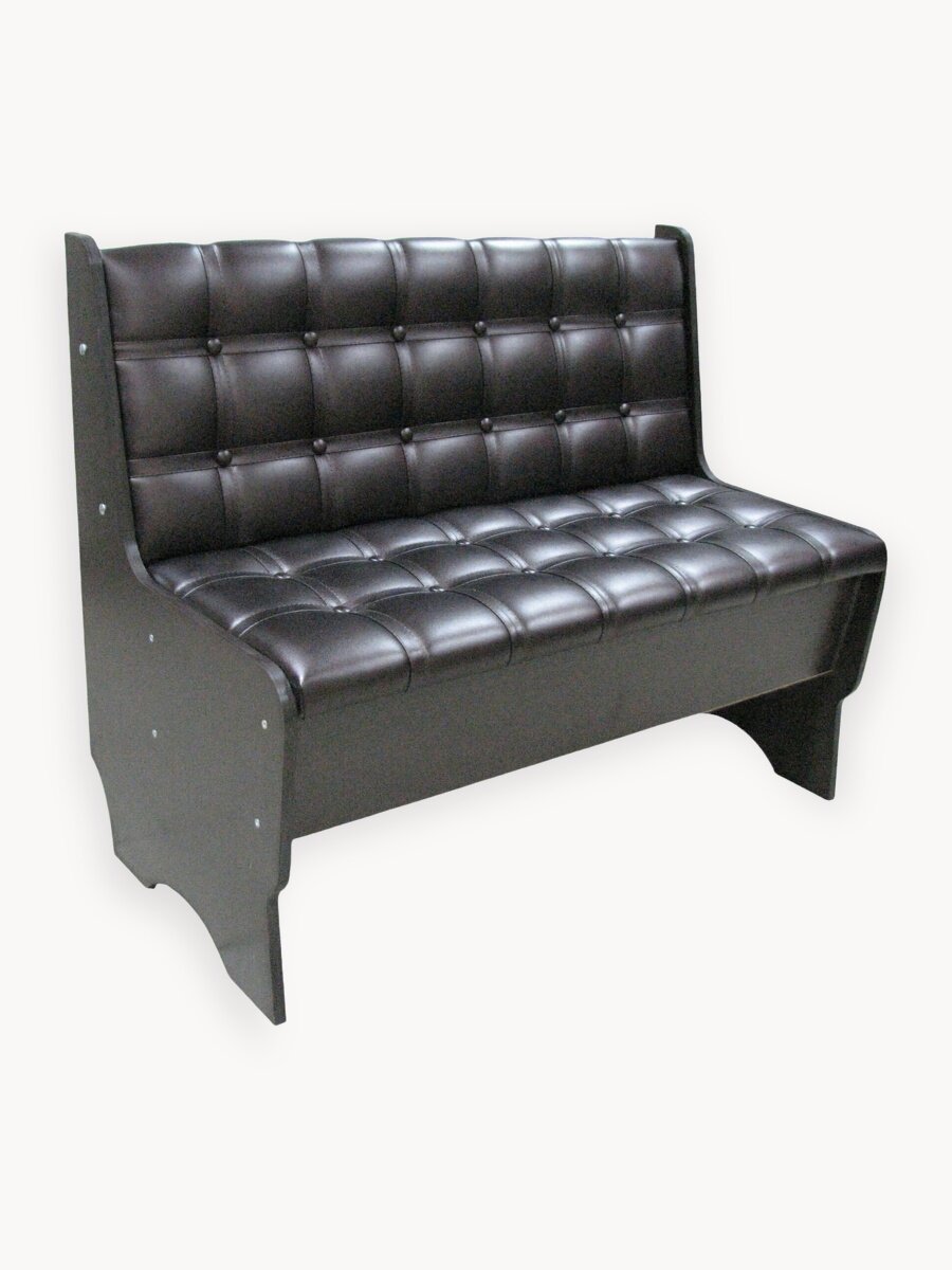 Лавка Большая Аленка 17 ДСП Венге обивка кожзам терра эф 221