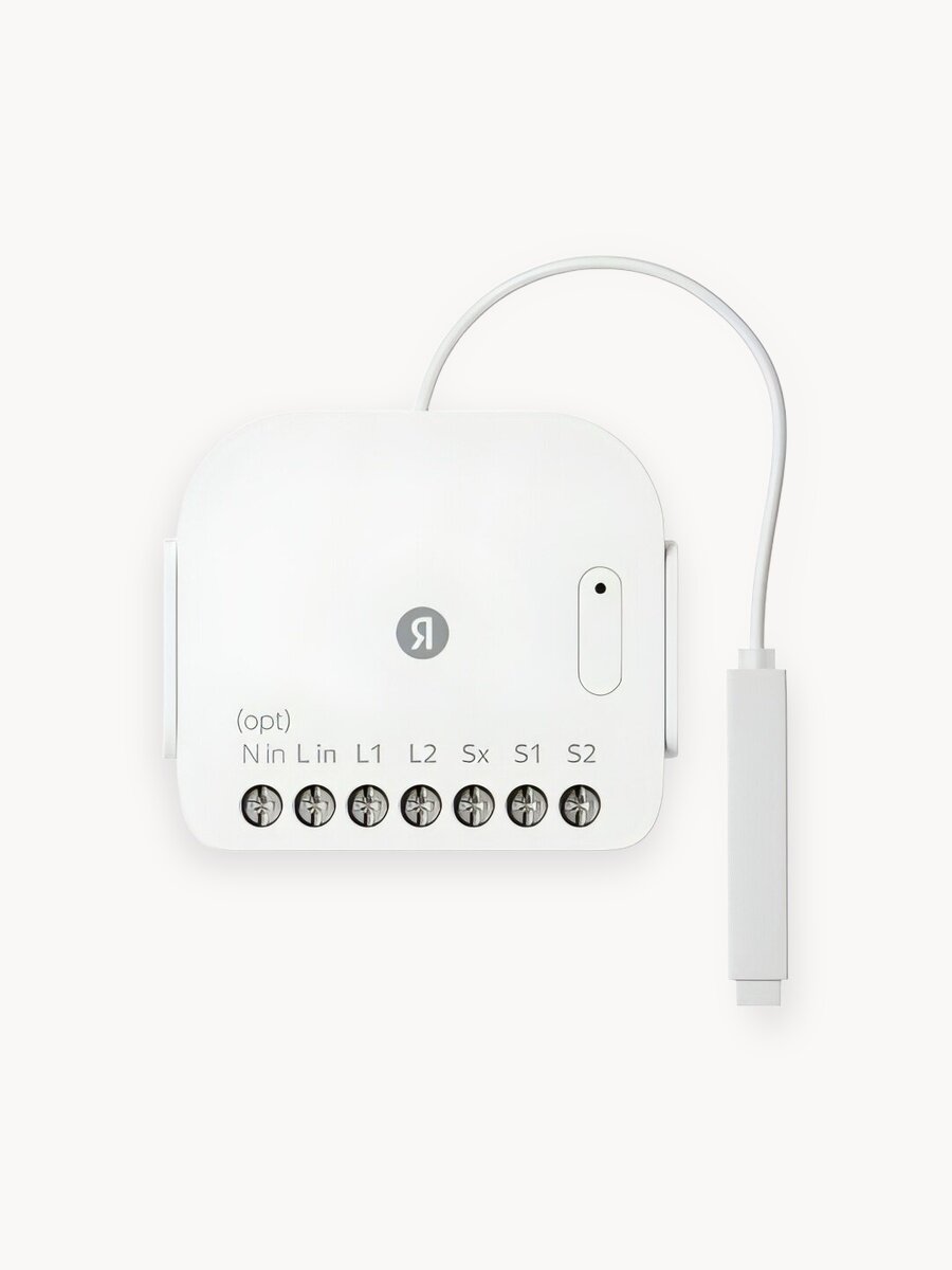 Умное реле Яндекс двухканальное, Zigbee, работает с Алисой