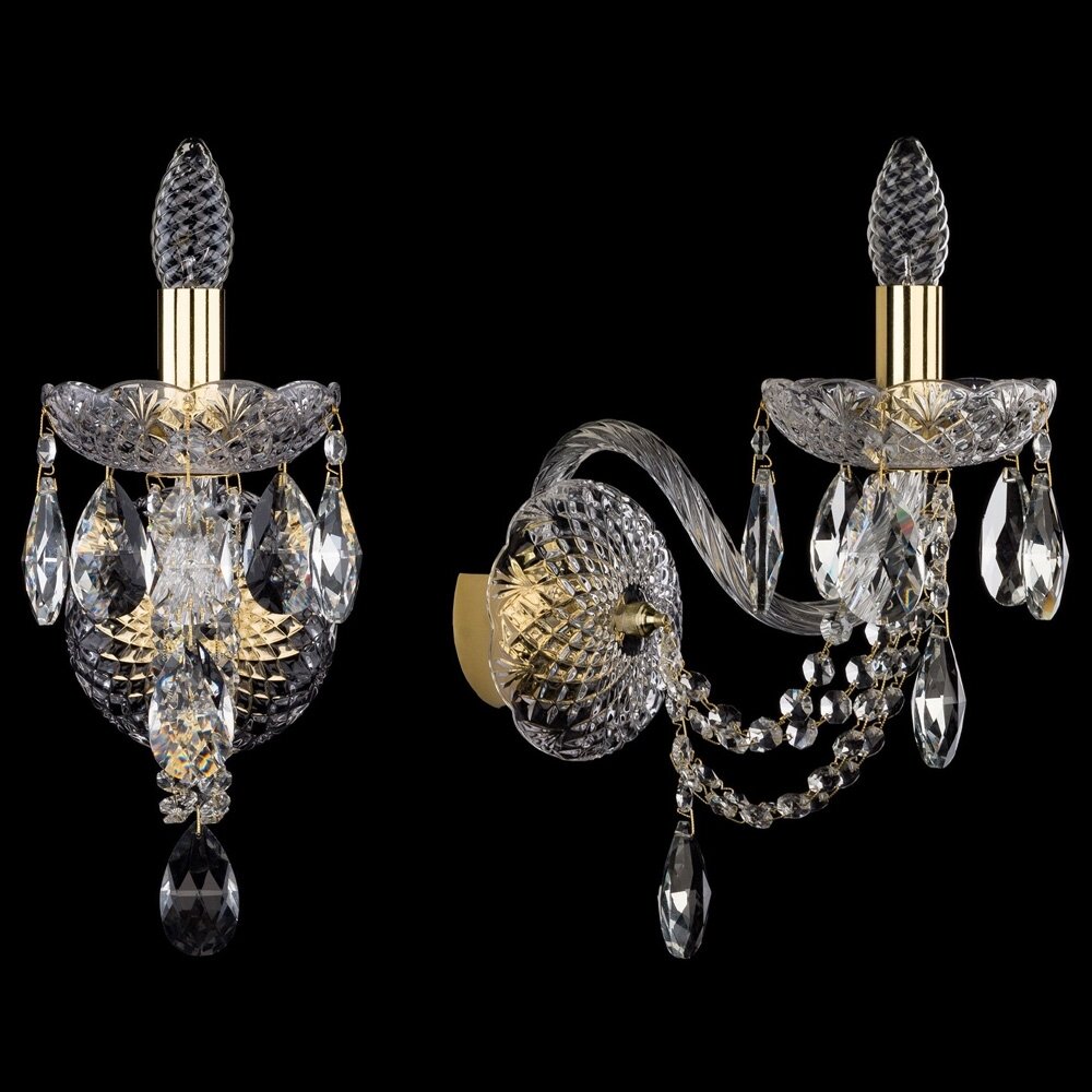 10.12.1.195. XL. Gd. Sp Бра хрустальное Bohemia Art Classic