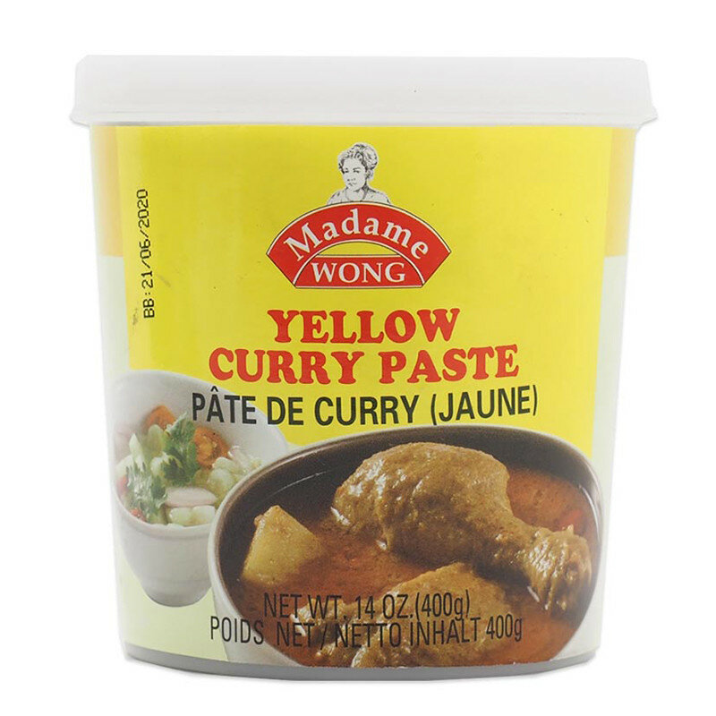 Паста MADAME WONG карри желтая 400 г, Таиланд