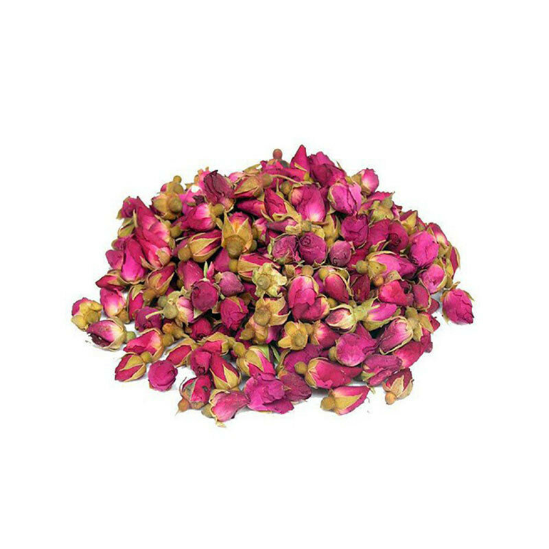 Роза цельная, для чая, сухой сбор, в бутонах, в бумажном пакете, 50г