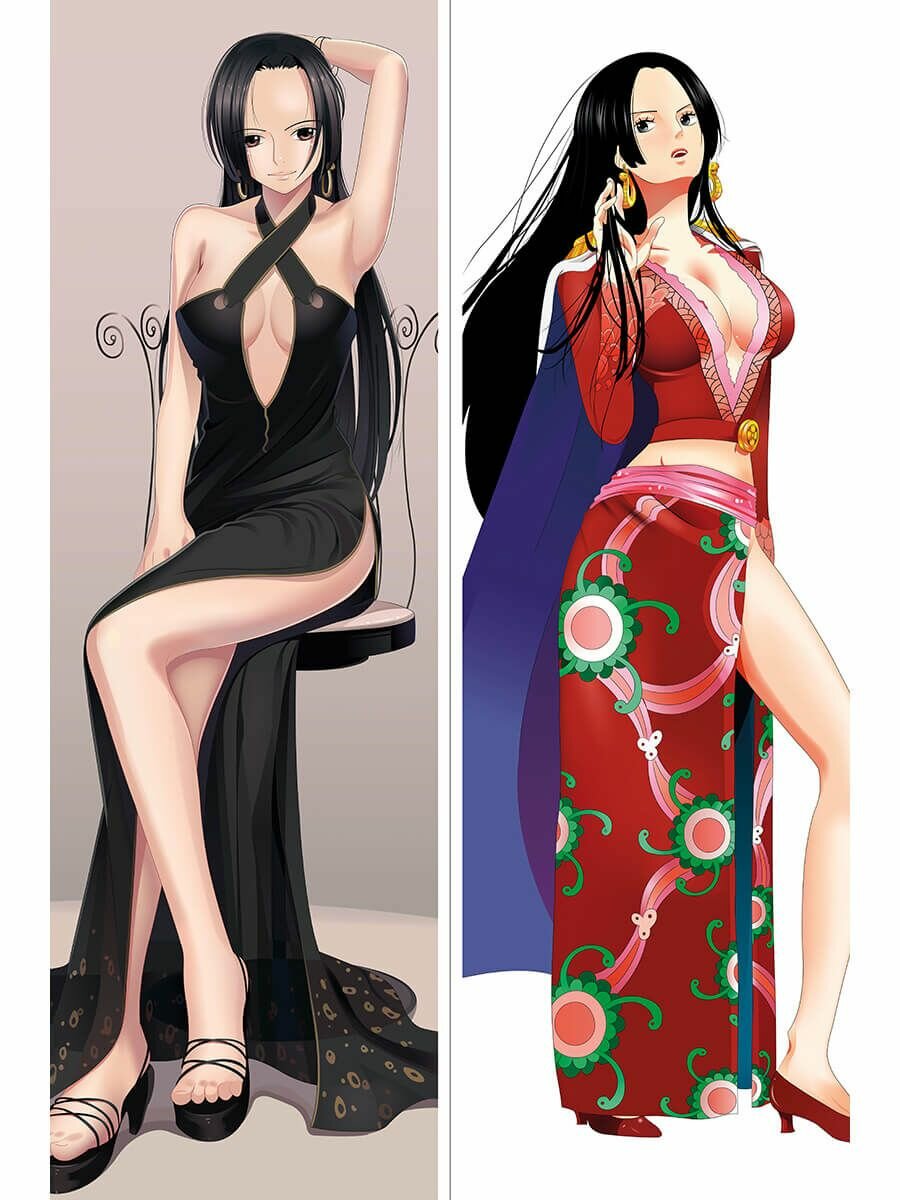 Наволочка дакимакура Боа Хэнкок из Ван-Пис арт. D0450, 150x50