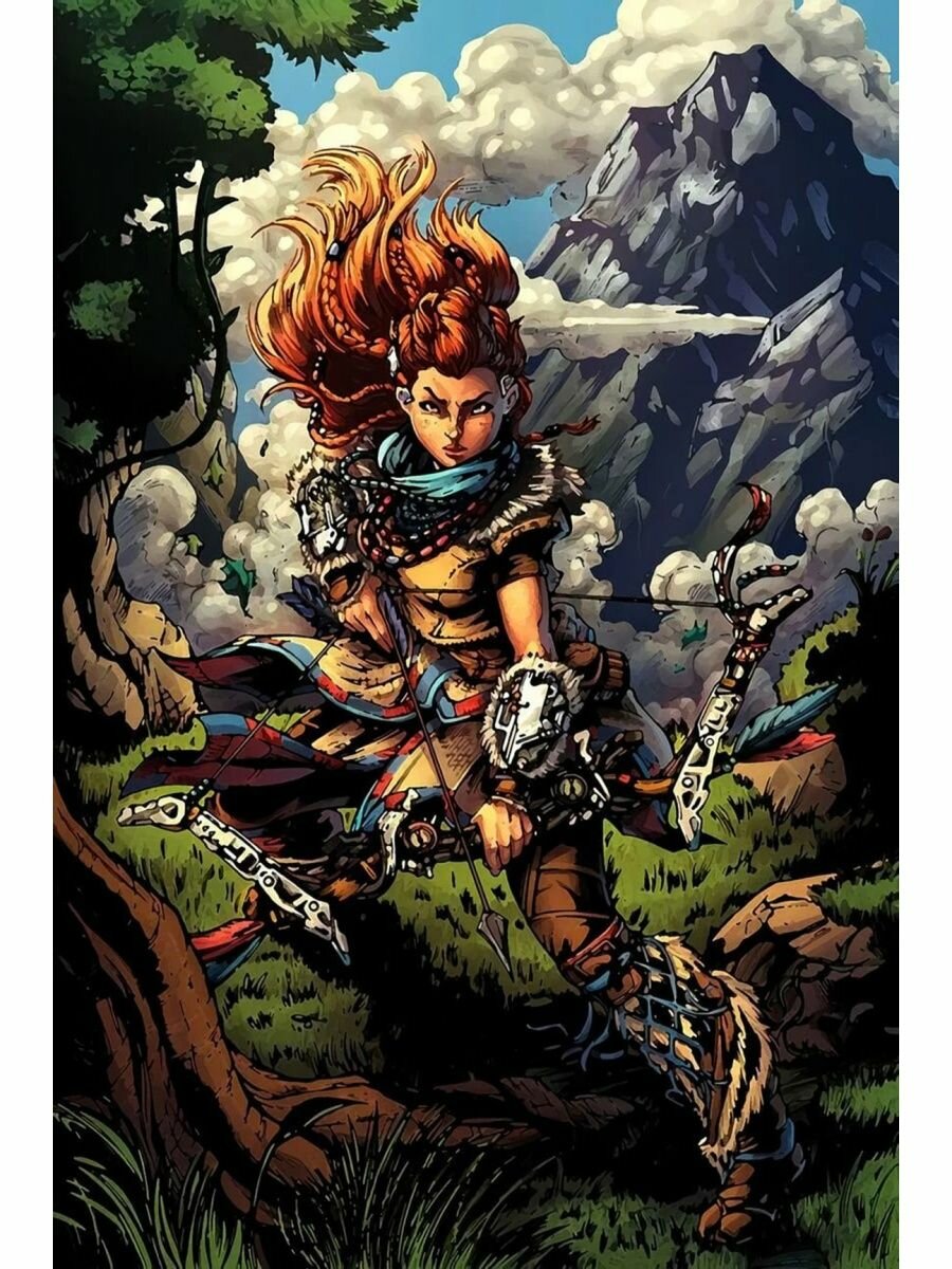 Постер "Horizon Zero Dawn. Охота"