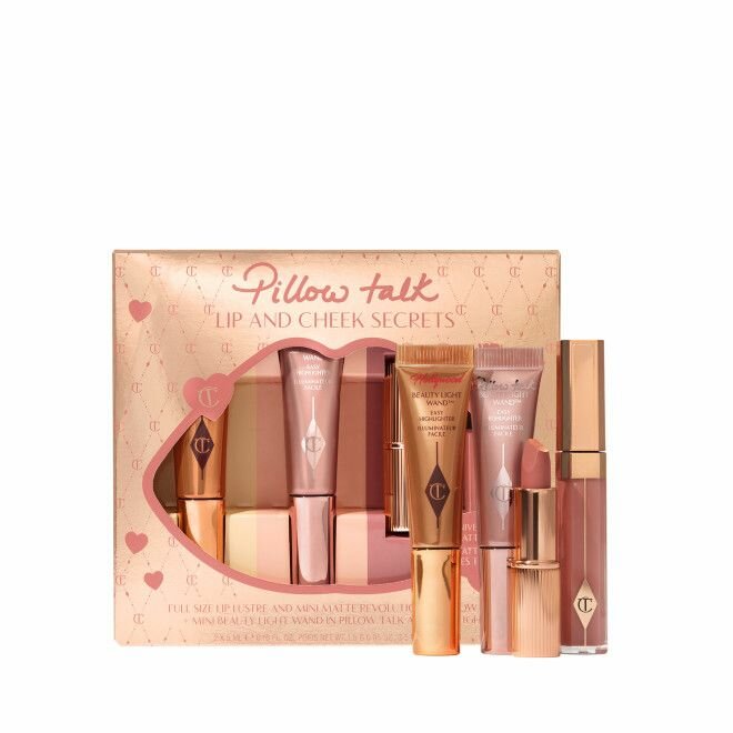 Сharlotte Tilbury Набор декоративной косметики Pillow Talk Lip and Cheek Secrets Set, 15мл