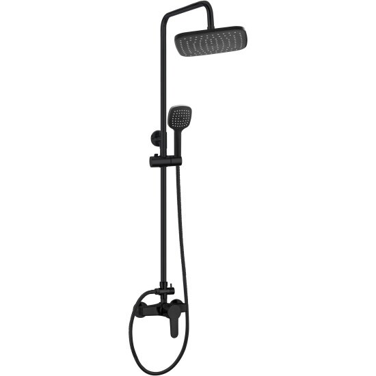 Душевая система Onelife P01-912b с смесителем для душа, черный