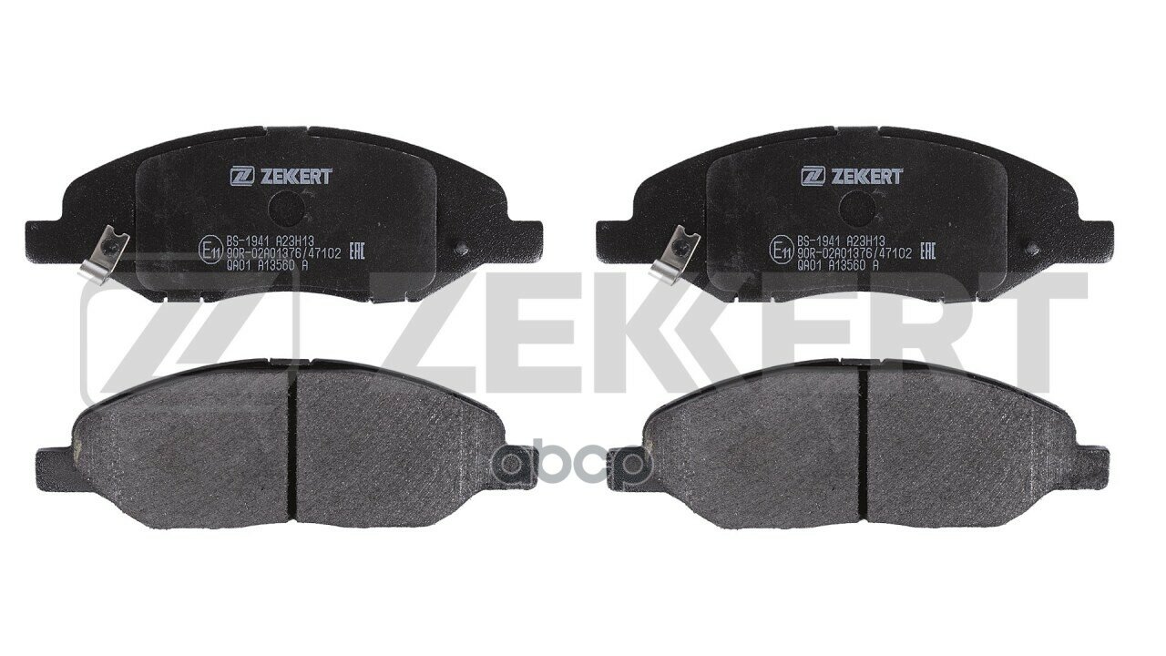 Колодки Тормозные Передние Nissan Note (K11e) 92- Note (K12e) 02- Note (E11) 05- TIIda (C11x Sc1 Zekkert арт. bs-1941