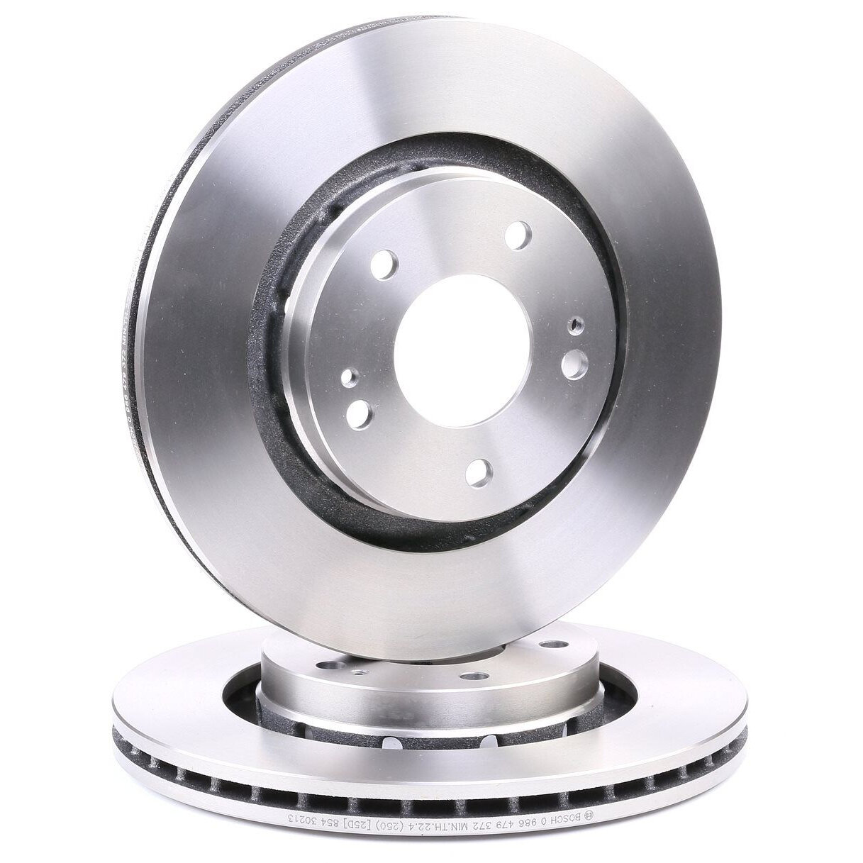 Диск тормозной для автомобиля Citroen Peugeot Mitsubishi, BOSCH 0 986 479 372 (2 шт.)