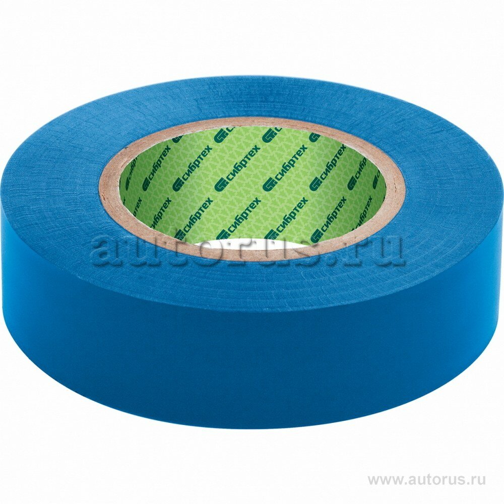 Изолента пвх 19 мм x20 м синяя сибртех 88793