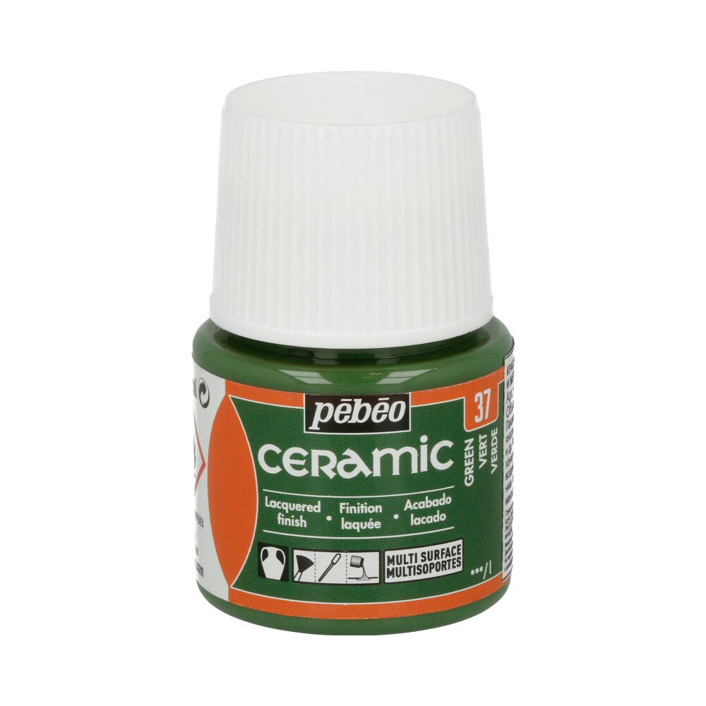 "PEBEO" Краска по керамике и металлу Ceramic 45 мл 025-037 зеленый
