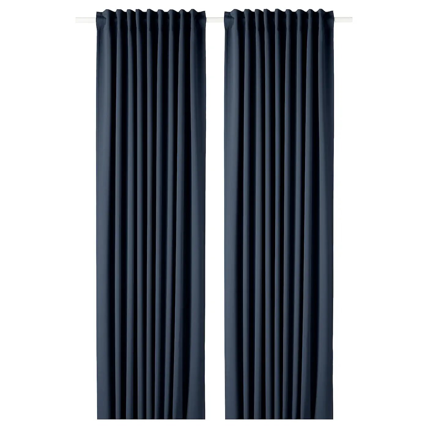 Гардины, блокирующие свет, 2 шт. темно-синий, 145x300 см. Икеа Майгулл, Ikea Majgull