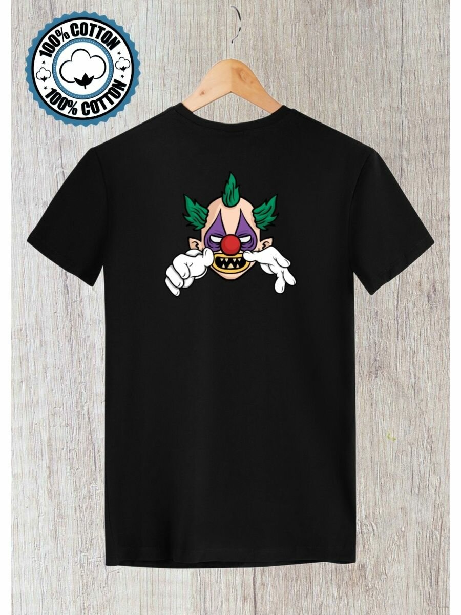 Футболка злой клоун 666 clown