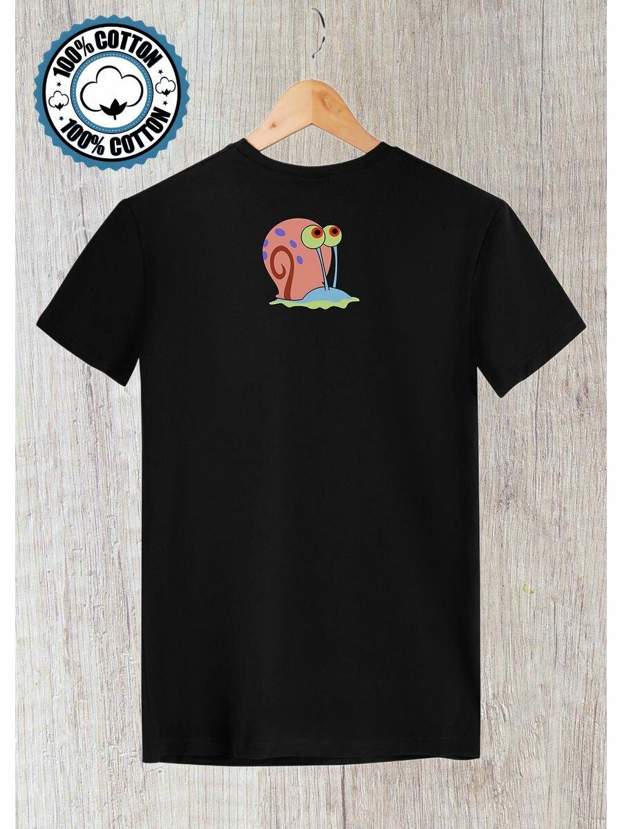 Футболка улитка гэри спанч боб