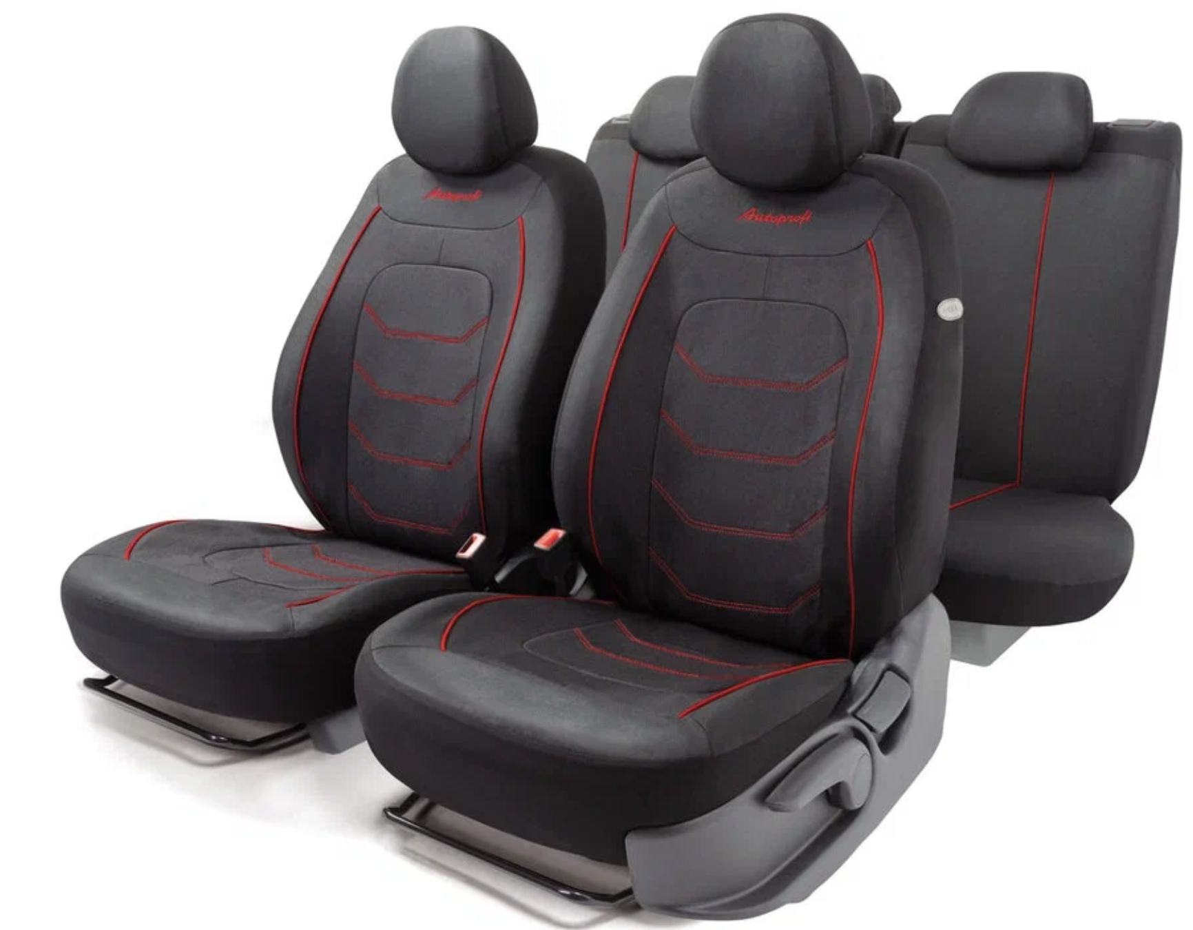 Комплект чехлов AUTOPROFI ARW-1102, красный