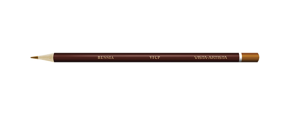 Карандаш цветной "VISTA-ARTISTA" Fine VFCP заточенный 707 Сиена жженая (Burnt Sienna)
