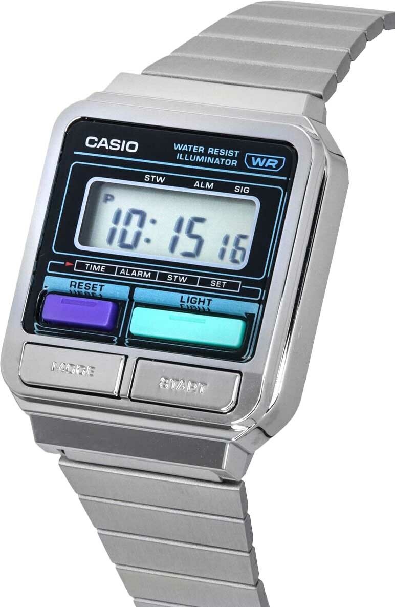 Наручные часы CASIO Vintage, серебряный, серый — фото 1