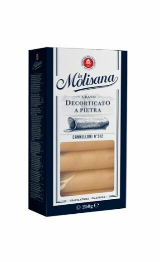 Макароны La Molisana Каннеллони №312, твердые сорта пшеницы, без добавок, 250 гр