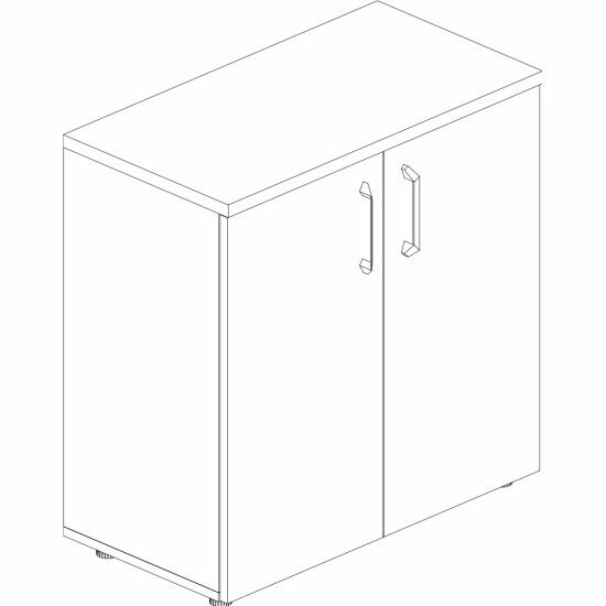 Шкаф офисный Riva CHAIR низкий широкий O. ST-3.1 Дуб аризона 800*420*823 Onix