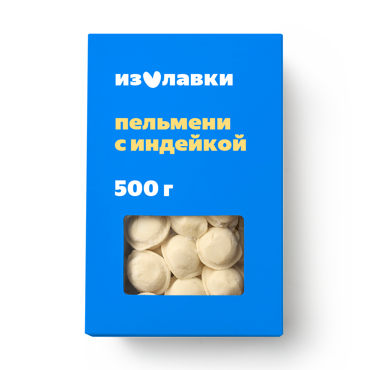 Пельмени «Из Лавки», с индейкой, 500 грамм, картонная коробка