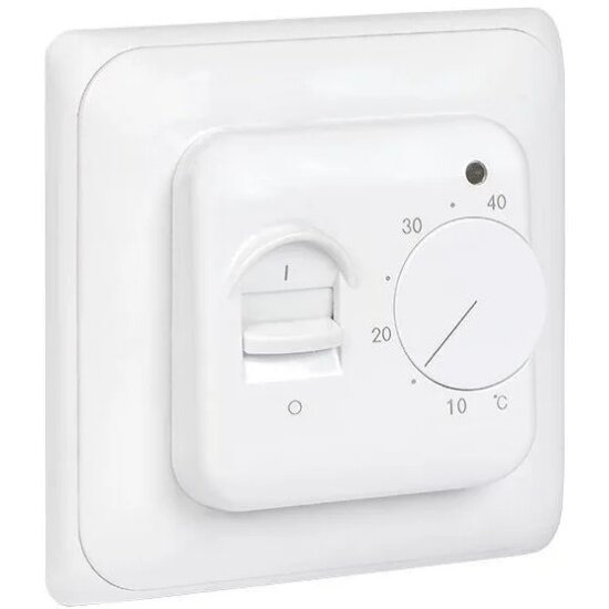 Термостат механический Ekf MTT-2 (OTN-1991, RTC 70.26, MST-1, R70XT, MT-26, M5.713) 16А 3.6кВт для теплых полов, датчик пола бел. Basic, mtt-2