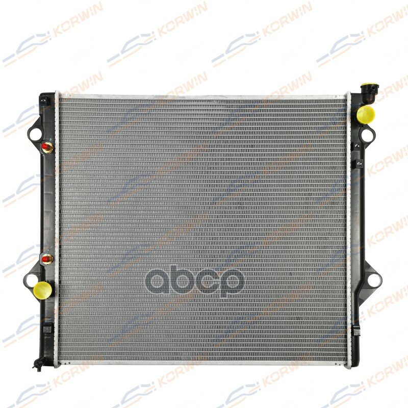 Радиатор охлаждения Toyota Land Cruiser Prado120 (-09) 4.0 AT паяный KORWIN арт. KWKB4031