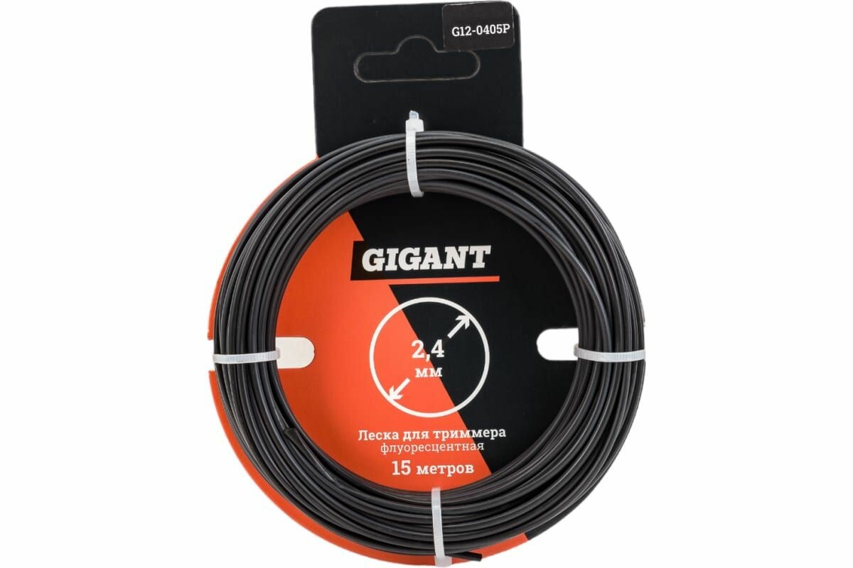 Леска для триммеров 2.4 мм, 15 м, круг Gigant G12-0405P