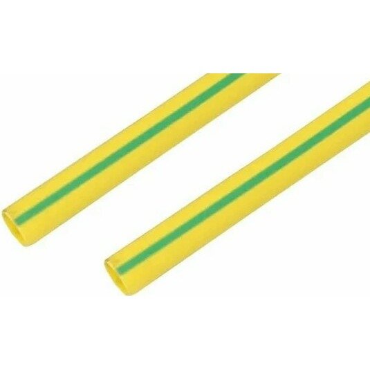 Термоусадочная трубка PROconnect 55-0407 4,0/2,0 мм, желто-зеленая, 1 метр