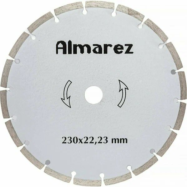 Диск алмазный отрезной Бетон-Сегмент Almarez, 230 x 22,2 мм