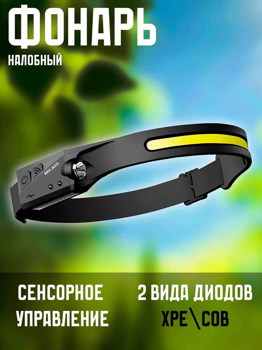 Фонарь налобный