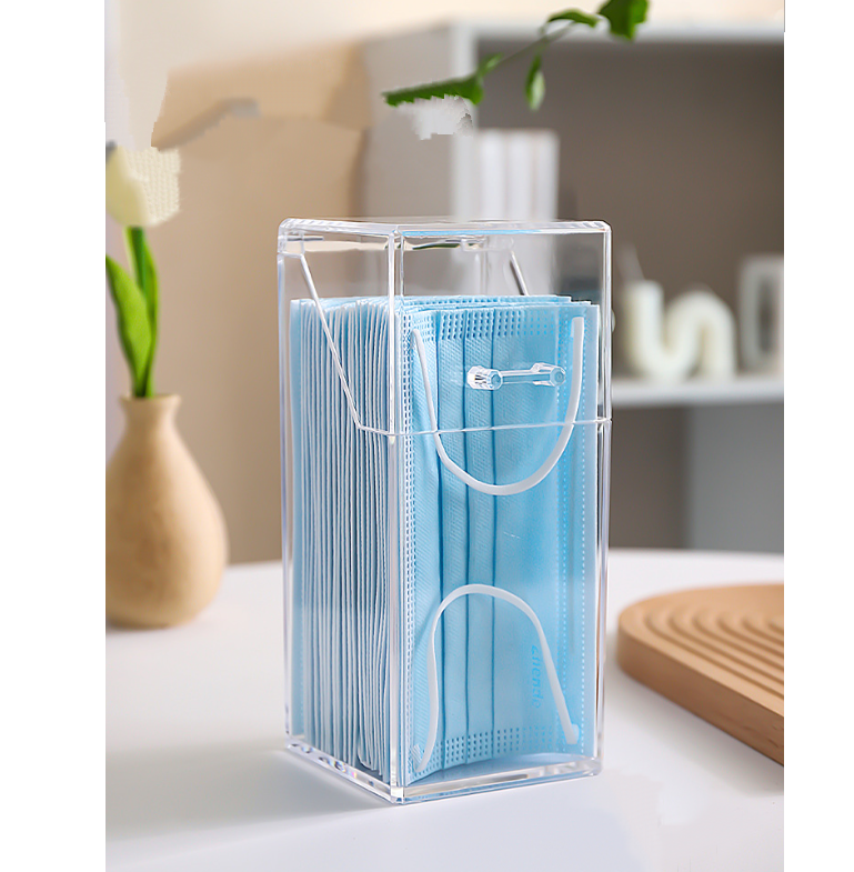 Органайзер-бокс для хранения медицинских масок MyPads, защищает от пыли и грязи идеально подходит для медицинских учреждений, больниц, кафе, школ