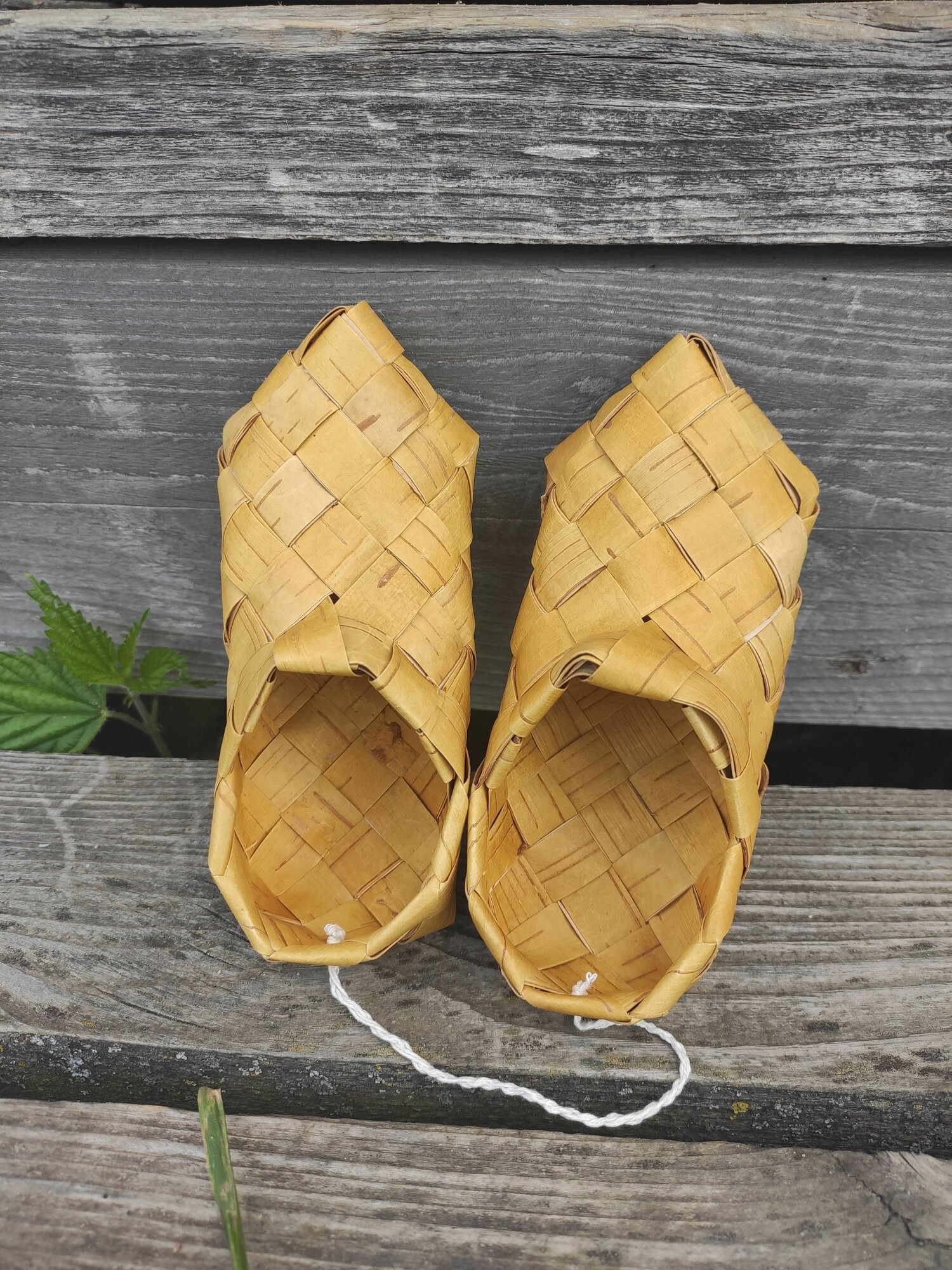 Лапти детские плетеные. 31/32р.