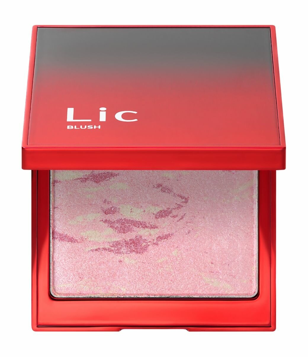 LIC Румяна для лица, 10 г, 01 Pink flash