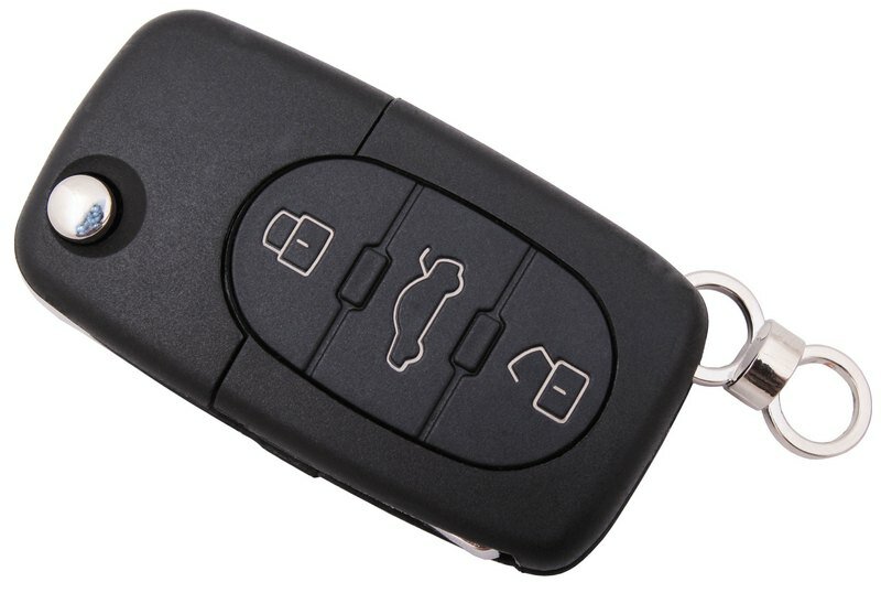 Корпус выкидного ключа ВК03 Audi (3+Panic)B Shell (2032,1616)