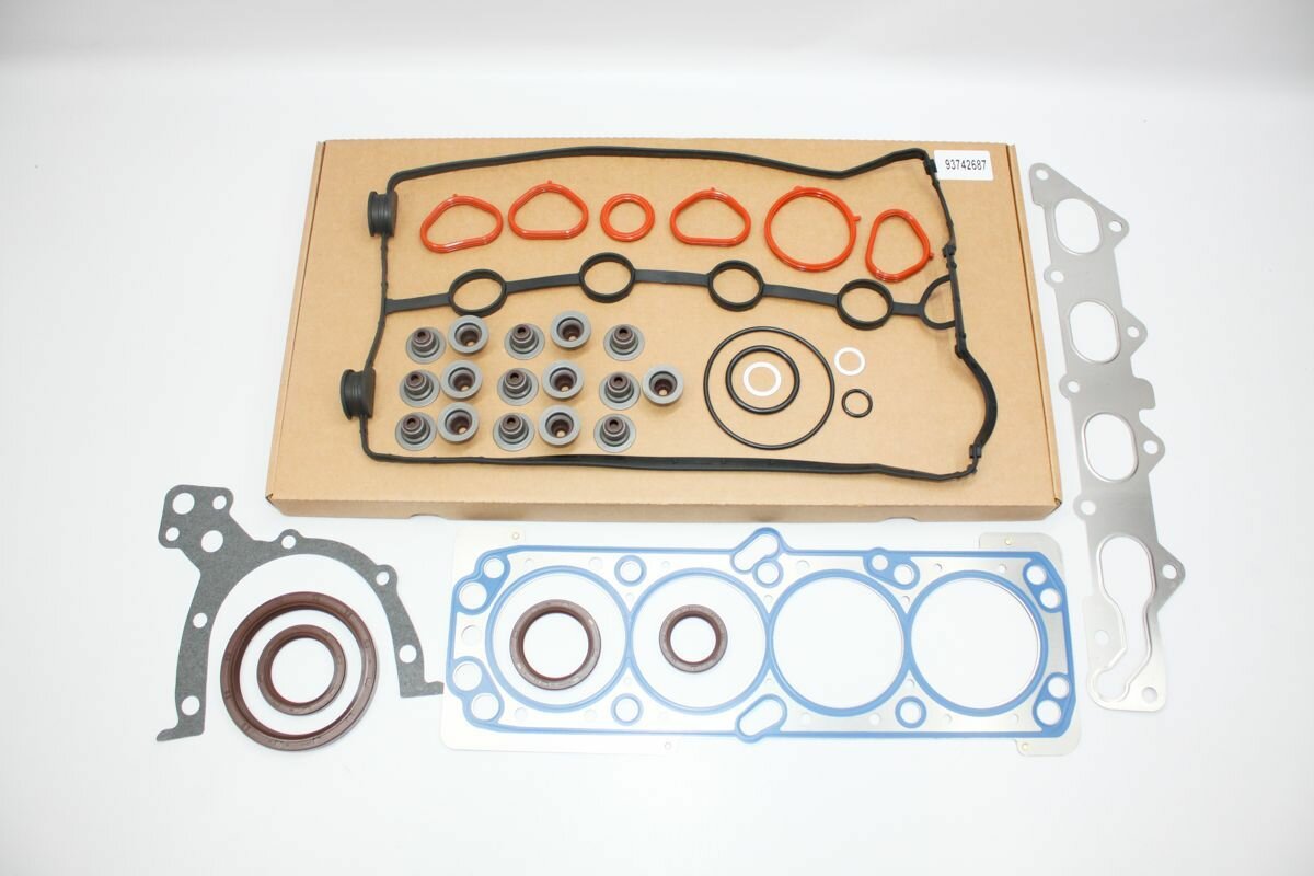 Комплект прокладок двигателя ASHUNO 1,6 Dohc Chevrolet Aveo , Lacetti / Daewoo Nexia NEW (METALLIC) 93742687, A15100