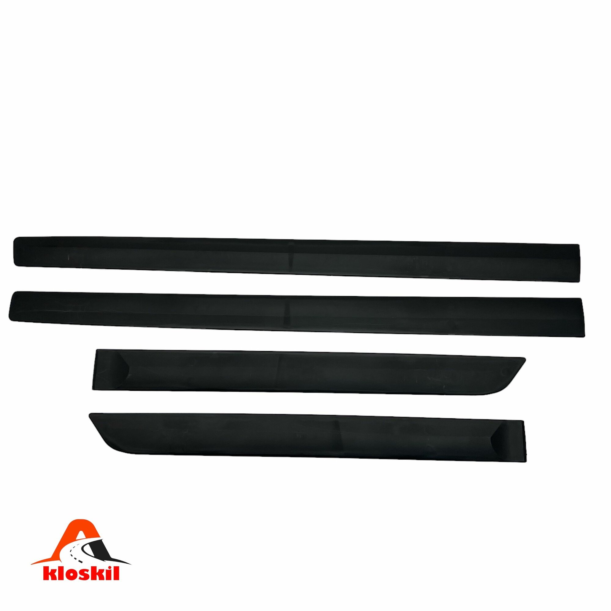 Молдинги дверей (комплект 4 шт.) для 2190, 1118, Гранта, Гранта FL (Шагрень)