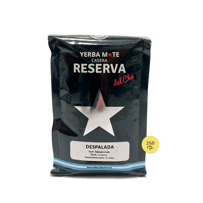 Мате аргентинский с минимальным содержанием стебельков "Reserva del Che" - DESPALADA, 250 гр.