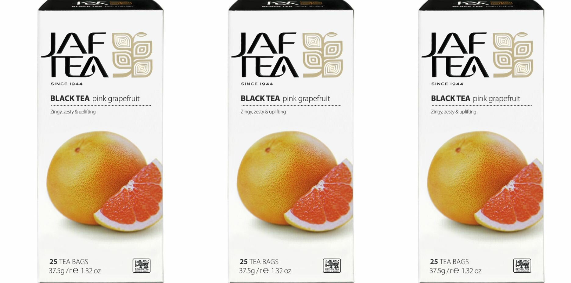 Jaf tea Чай черный в пакетиках Grapefruit 25 пак,3 шт
