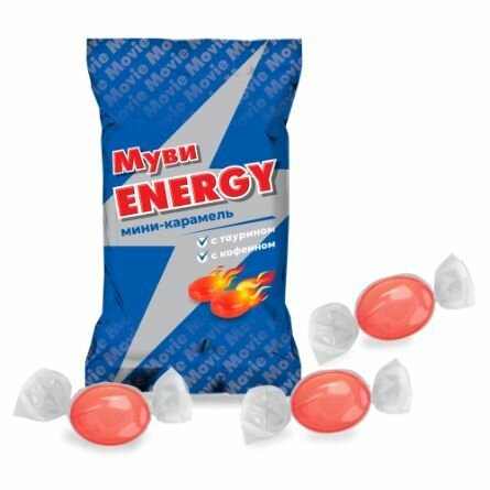 Мини-карамель Муви Energy, 1 кг, Слада