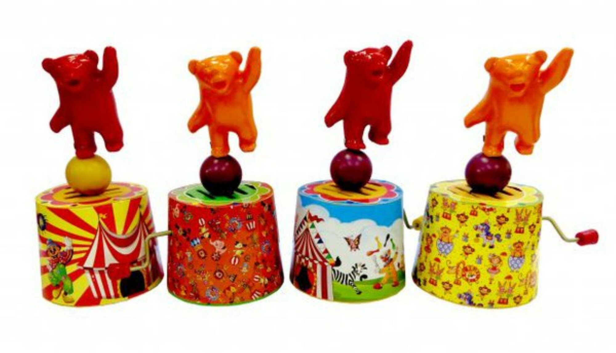 Игрушка ТулИгрушка Шарманка-Цирк, металл, пластик, 17 см x 13 см x 9 см