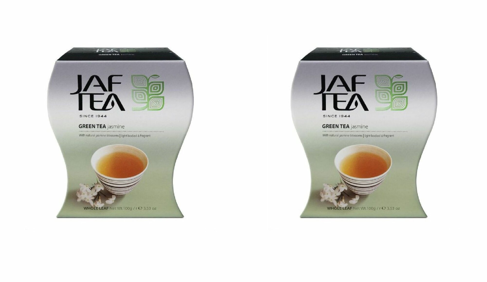 Jaf Tea Зеленый чай Жасмин, 100 гр, 2 уп